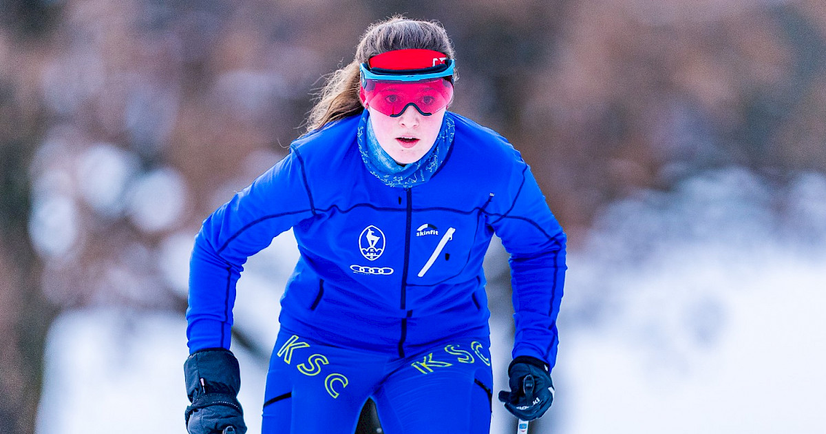Lilly Fuchs siegte beim Langlauf-Bezirkscup - Langlauf